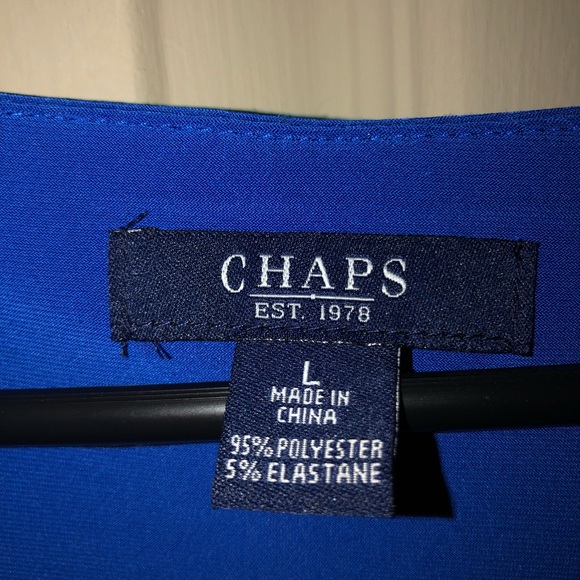 Chaps | Dresses | Chaps Brand Royal Blue Dress | Poshmark